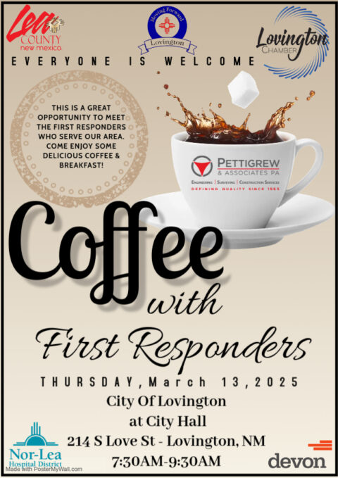 Coffee with First Responders-March 13, 2025 at City Hall - City of ...